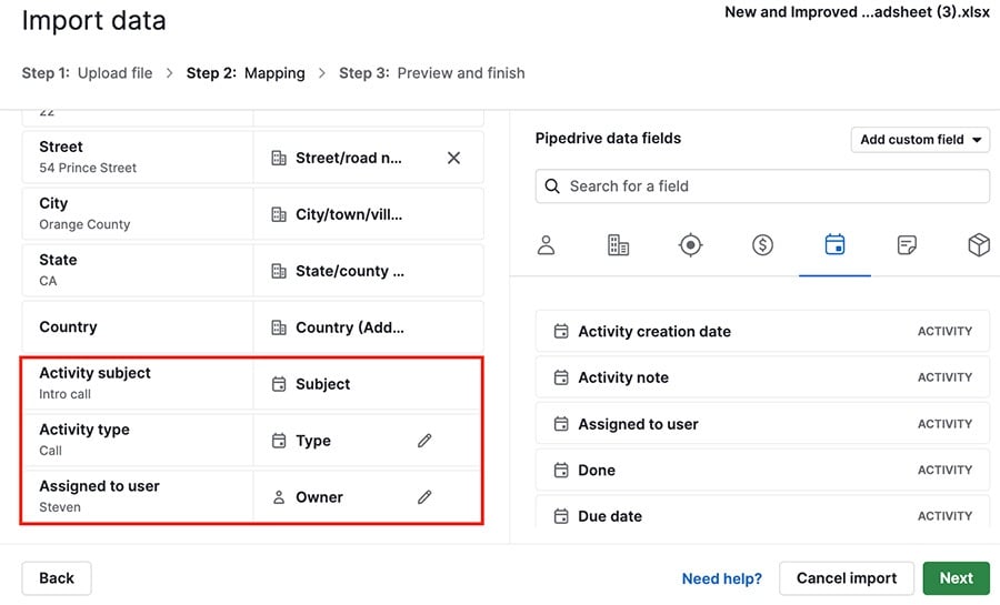 How can I create activities in bulk? - Knowledge Base | Pipedrive